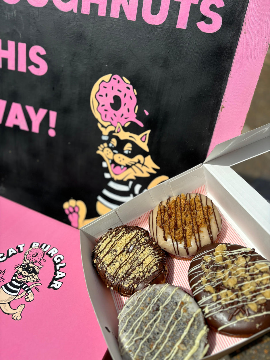Vegan friendly doughnuts delivered! – Cat Burglar Dough Co